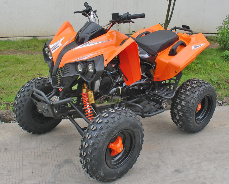 150CC Air Cooled Youth Racing ATV 7500r / Min Dengan Baterai 12V 9AH